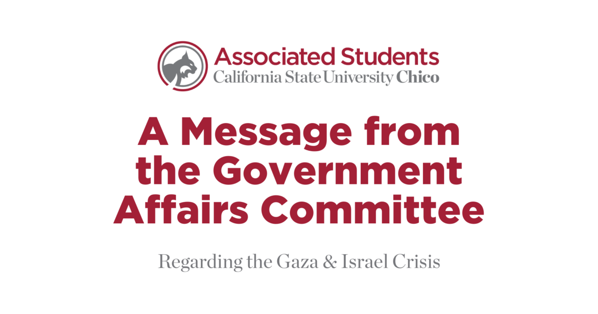 A Message from the… | Associated Students of CSU, Chico - Chico State